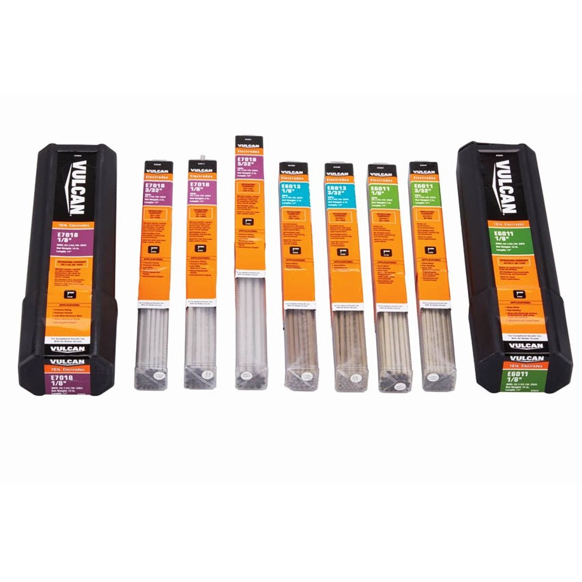 Vulcan 3/32 in. AWS E7018 Welding Electrode, 2.00 lb. - 63508 - Ferredepot