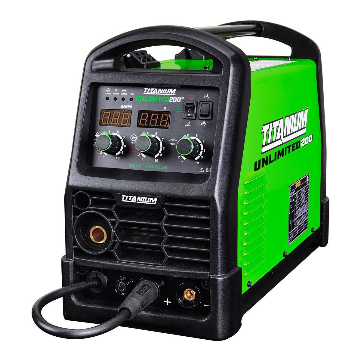 Titanium UNLIMITED 200 Professional Multi-Process Welder with 120/240V ...