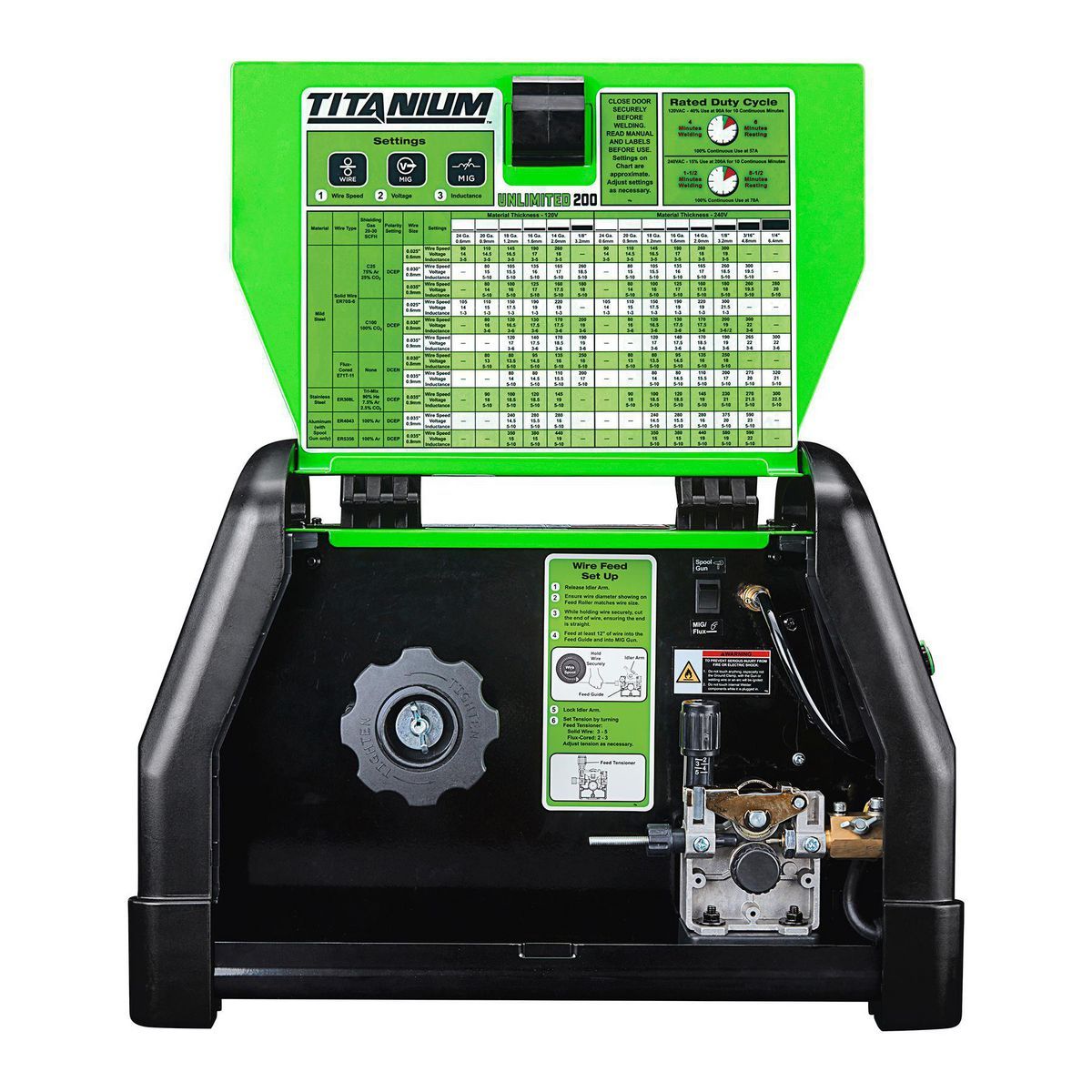 Titanium UNLIMITED 200 Professional Multi-Process Welder with 120/240V ...