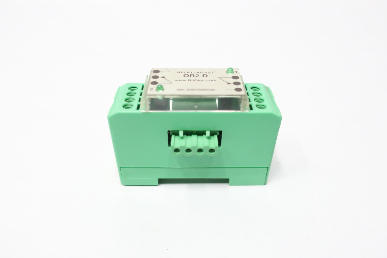 RJG OR2-D DUAL RELAY OUTPUT MODULE - MRO INDUSTRIAL