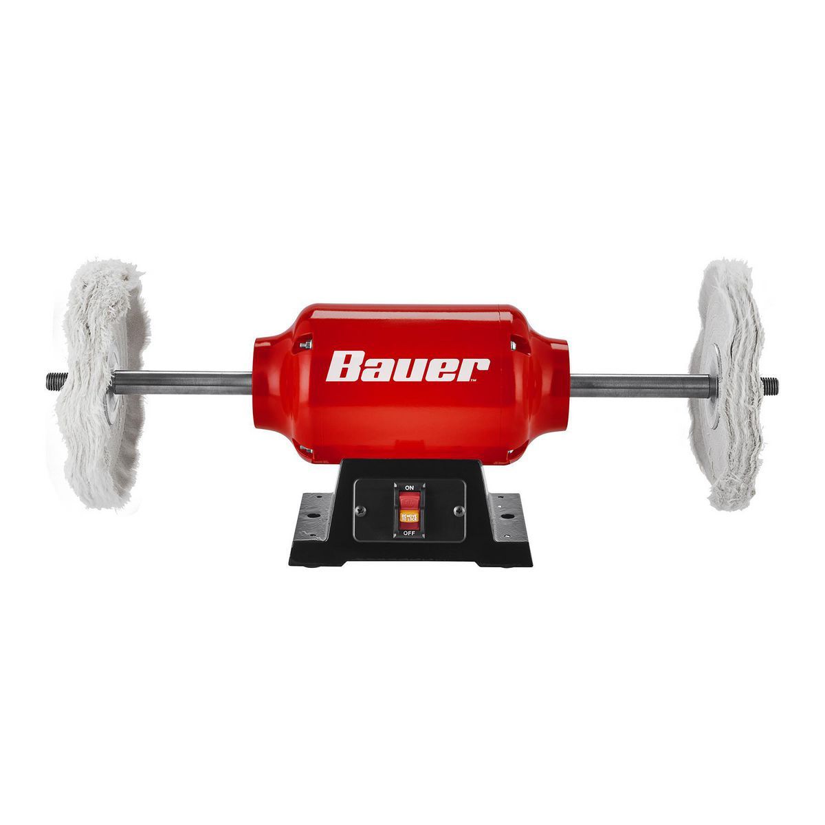 Bauer 8 in. Stationary Buffer - 58827 - Ferredepot