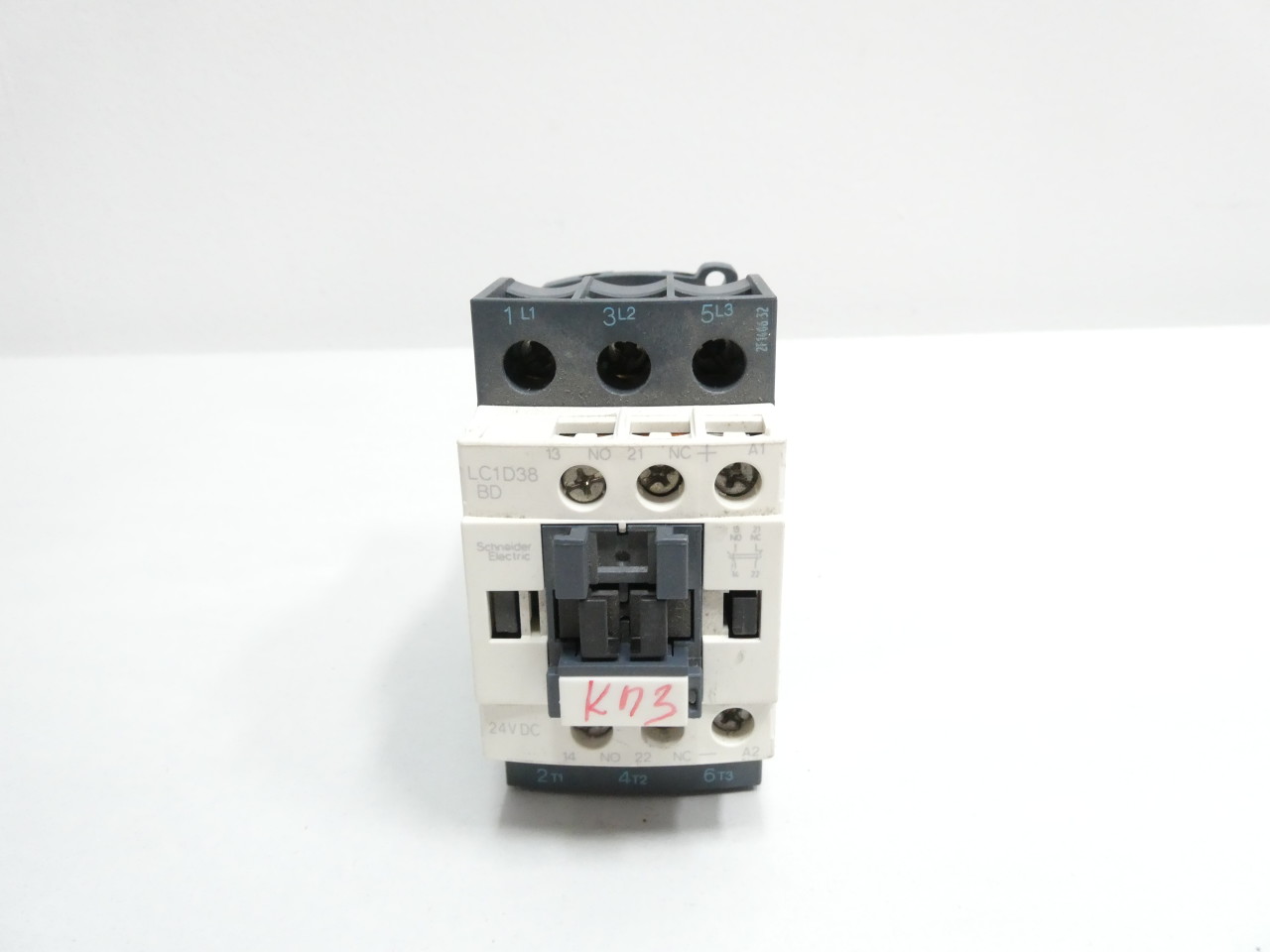 SCHNEIDER LC1D38BD 24V-DC 50A AMP 20HP AC CONTACTOR - MRO INDUSTRIAL