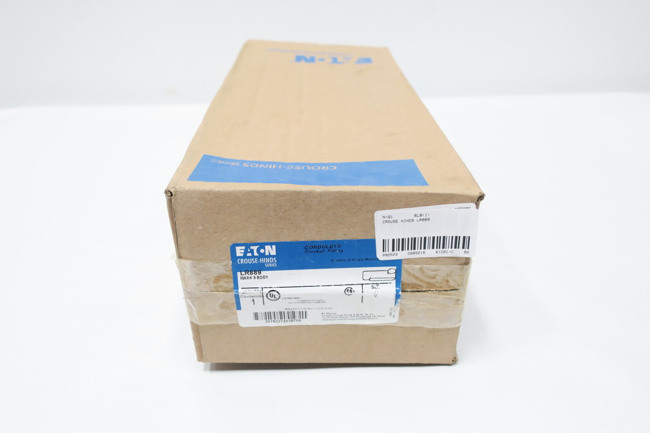 CROUSE HINDS LR889 CONDULET MARK 9 ALUMINUM LR 3IN CONDUIT OUTLET ...