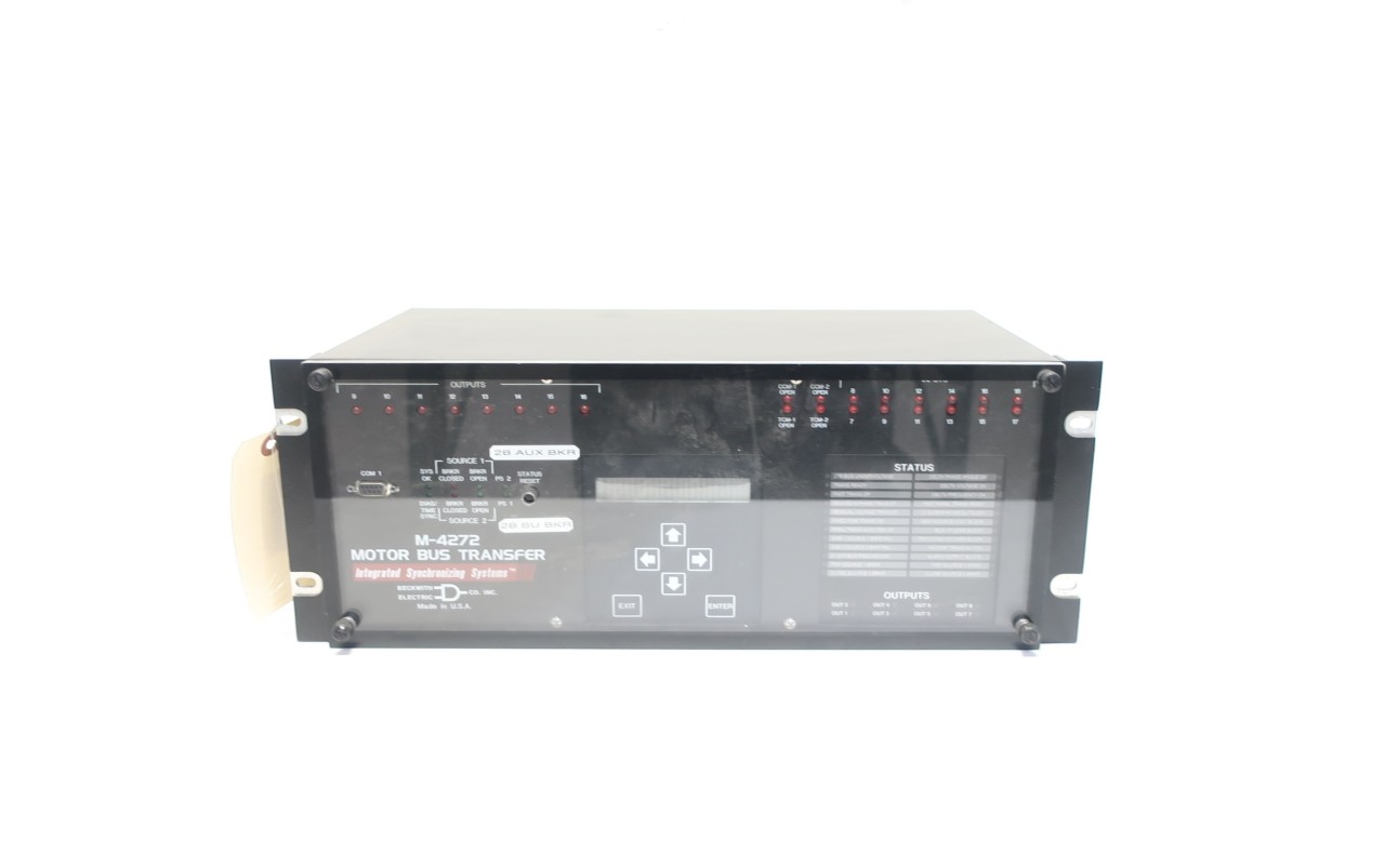 BECKWITH M-4272-7886 INTEGRATED SYNCHRONIZING SYSTEMS MOTOR BUS MANUAL ...