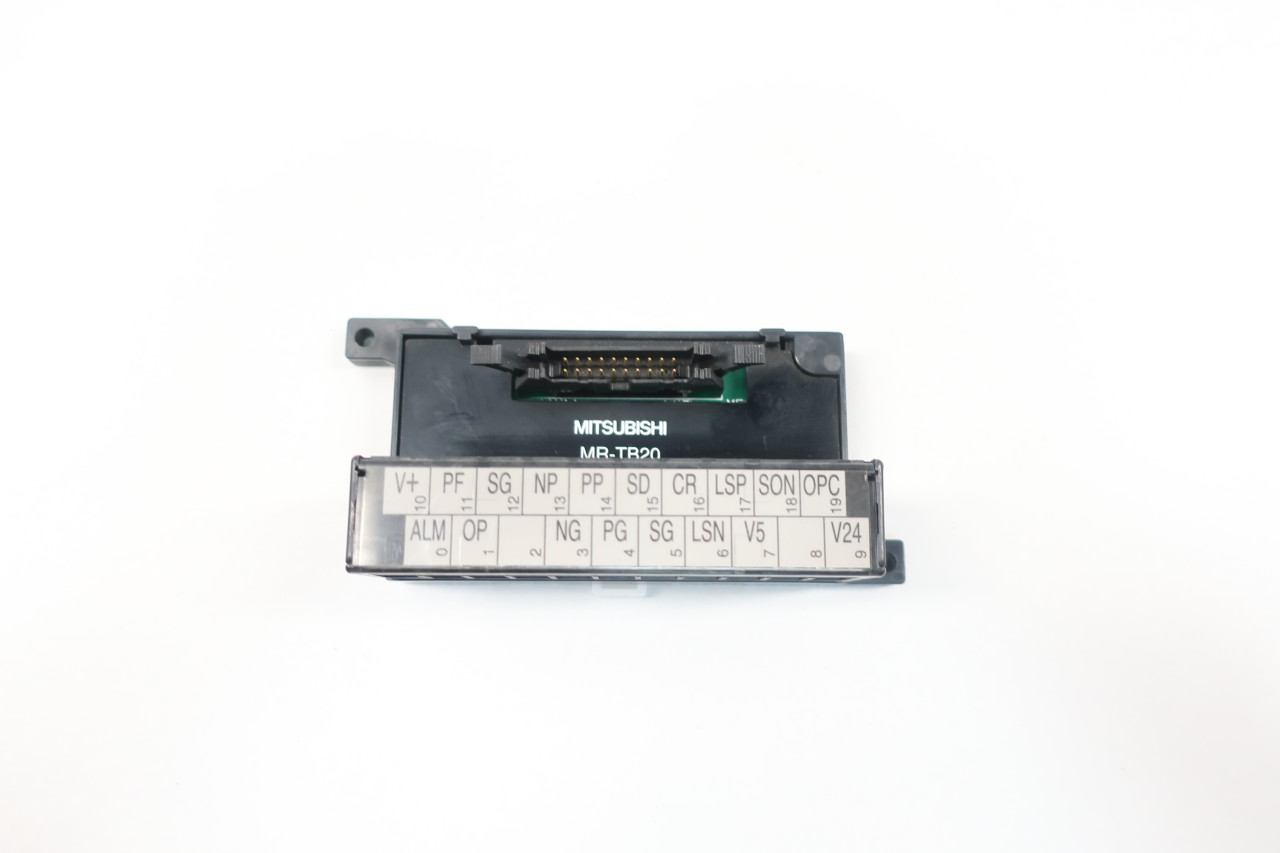 MITSUBISHI MR-TB20 TERMINAL AND CONTACT BLOCK - MRO INDUSTRIAL