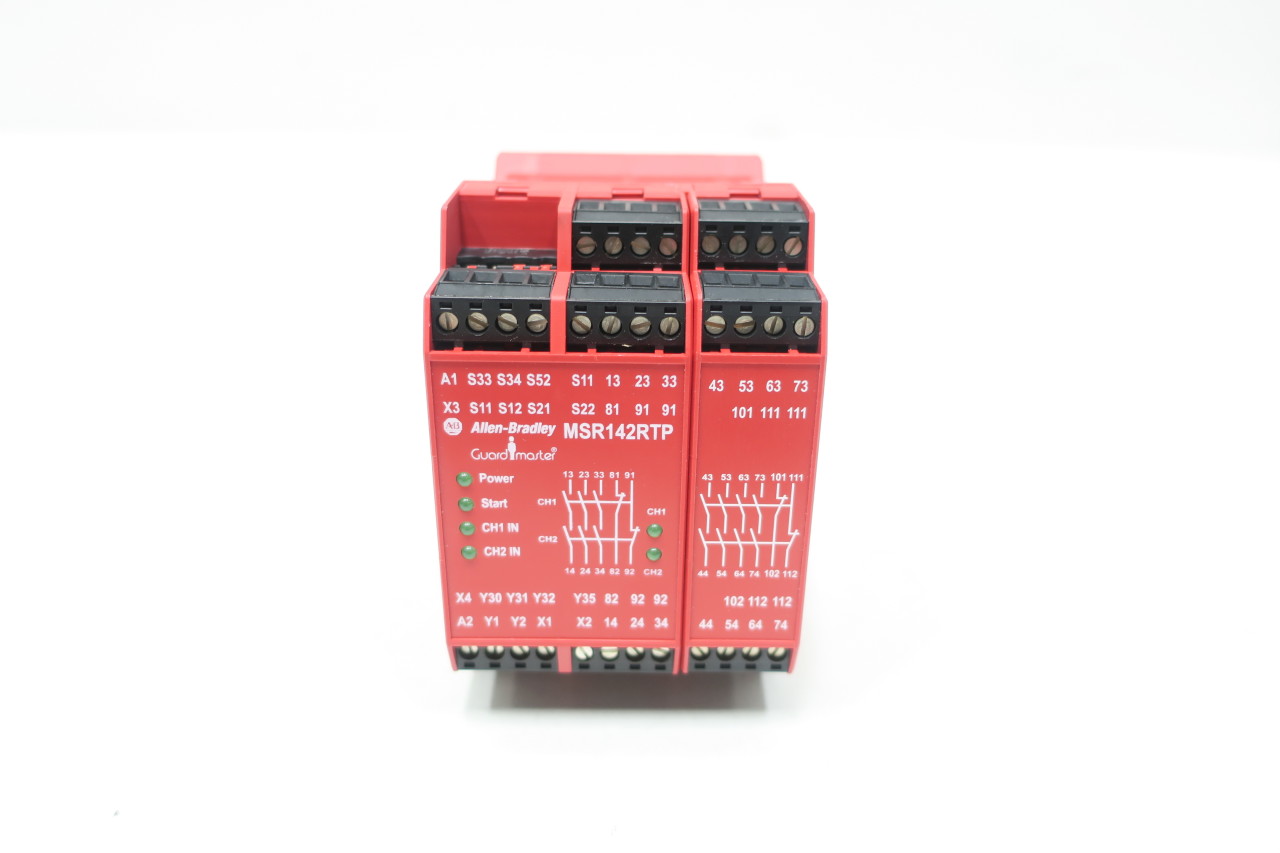 ALLEN BRADLEY MSR142RTP 440R-G23216 GUARDMASTER 24V-AC 24V-DC SAFETY ...