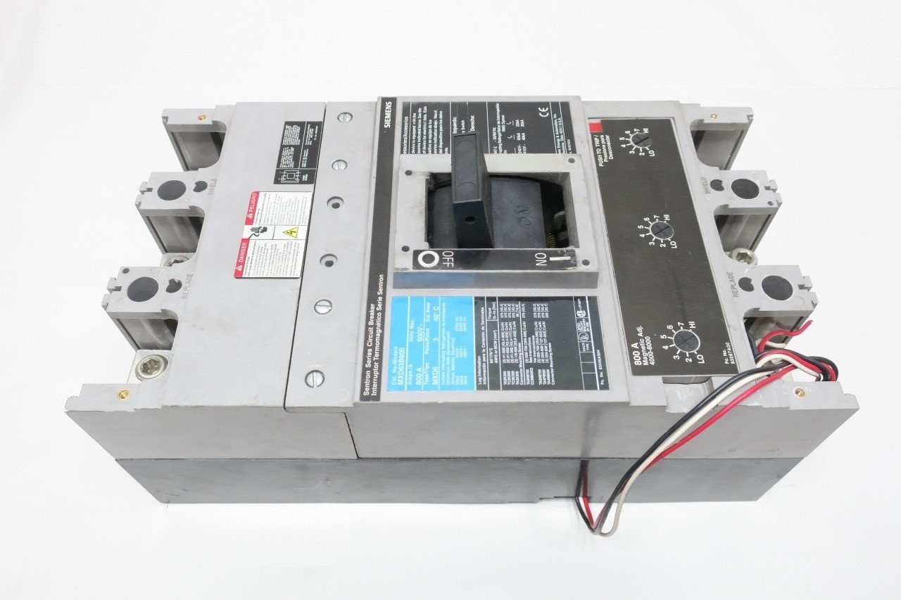SIEMENS MXD63B800 3P 800A AMP 600V-AC MOLDED CASE CIRCUIT BREAKER - MRO ...