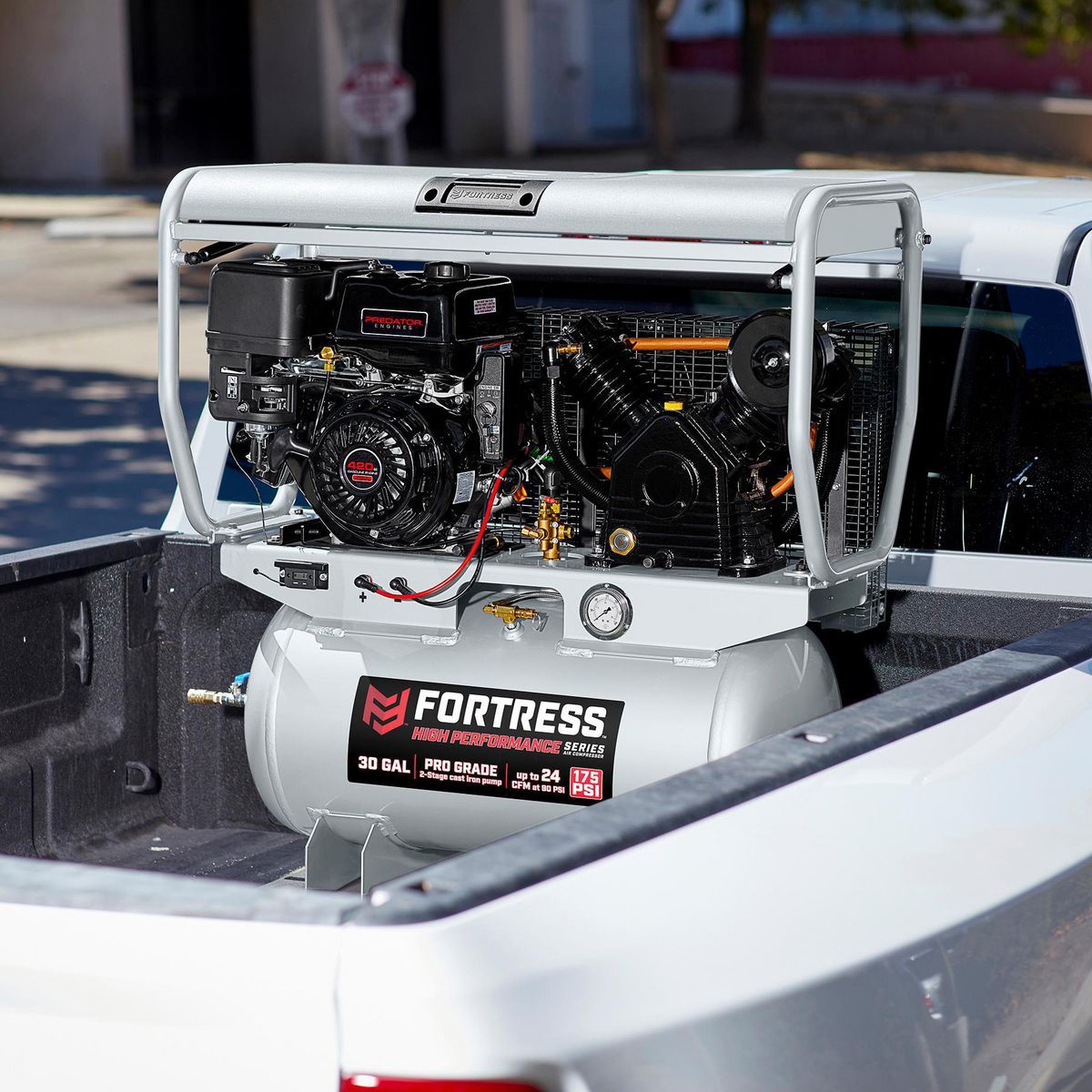 Fortress 30 Gallon, 420 cc Truck Bed Compressor - 59373 - Ferredepot