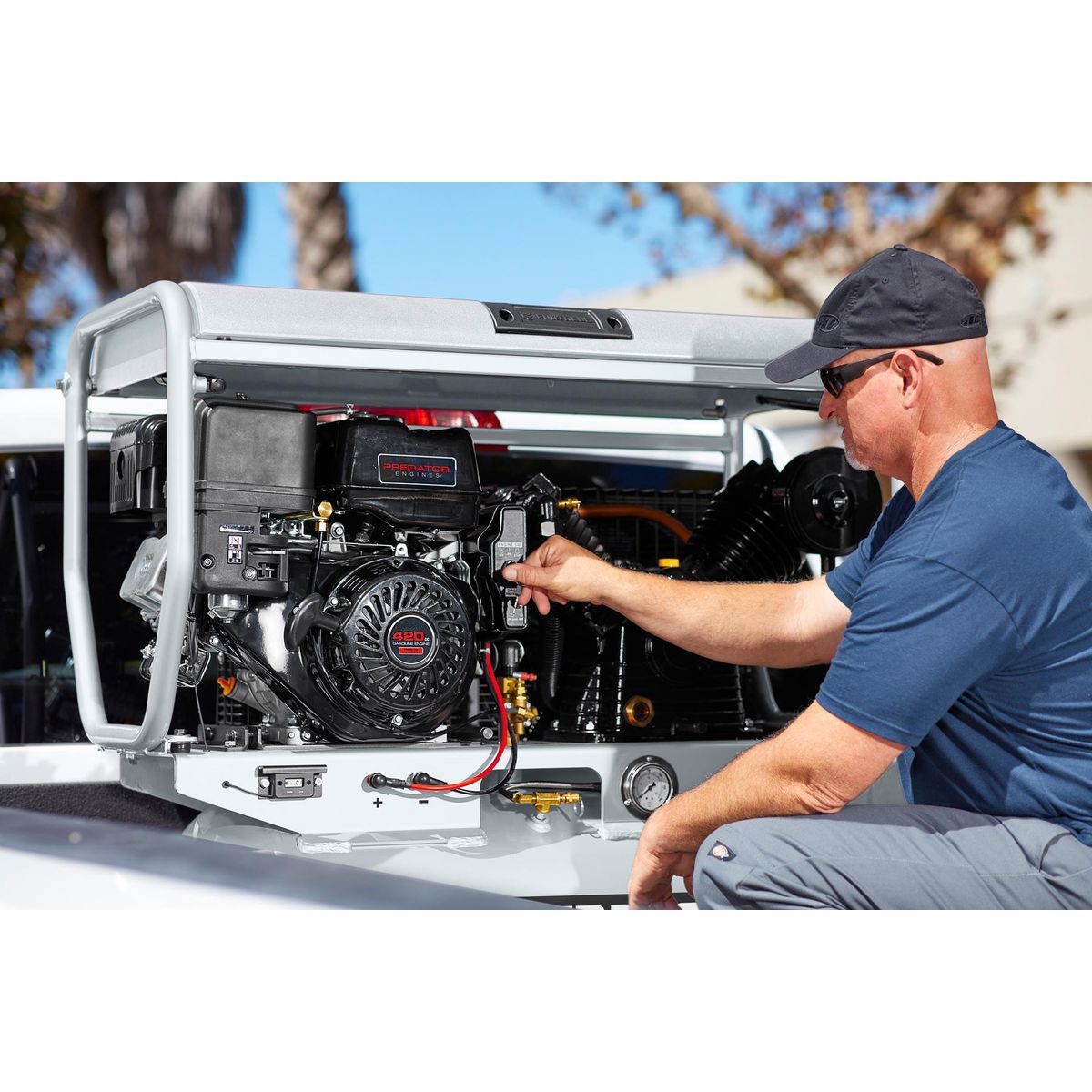 Fortress 30 Gallon, 420 cc Truck Bed Compressor - 59373 - Ferredepot