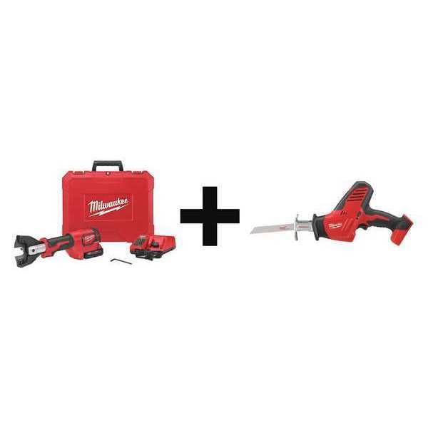 Milwaukee Tool Cordless Cable Cutter Kit, Battery Included, 18 V, Li ...