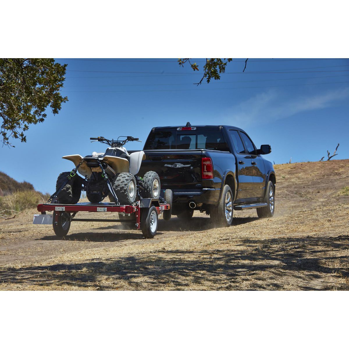 Haul-Master 1720 lb. Capacity 48 in. x 96 in. Super Duty Folding ...