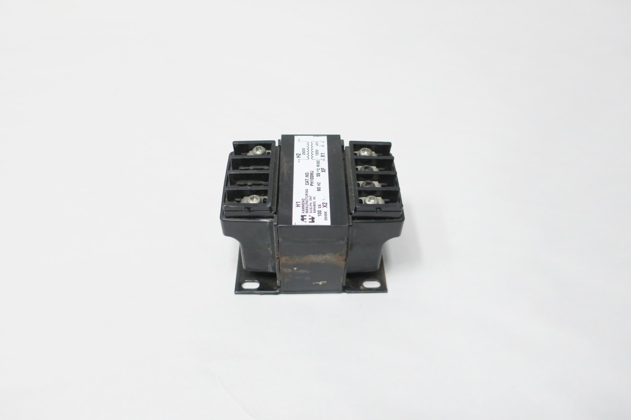 HAMMOND PH100MJ CONTROL 1PH 100VA 240V-AC 120V-AC VOLTAGE TRANSFORMER ...