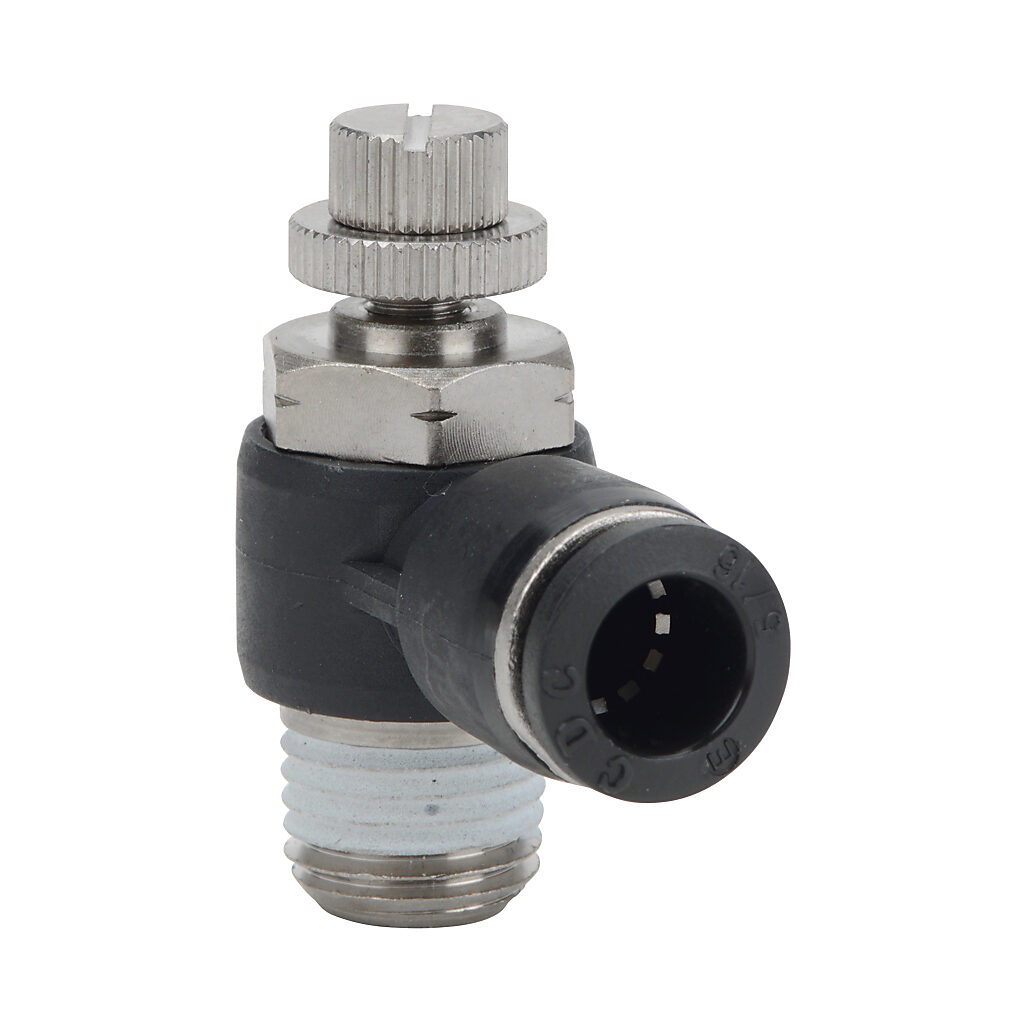 FVS516-14N - NITRA pneumatic push-to-connect fitting, elbow flow ...