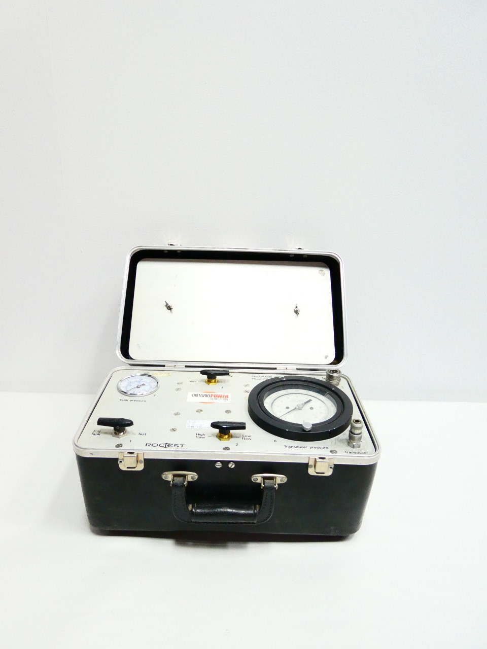 TRANSCAT PR-20 5-8R80Z-110-1 ROCTEST PNEUMATIC PRESSURE INDICATOR TEST ...