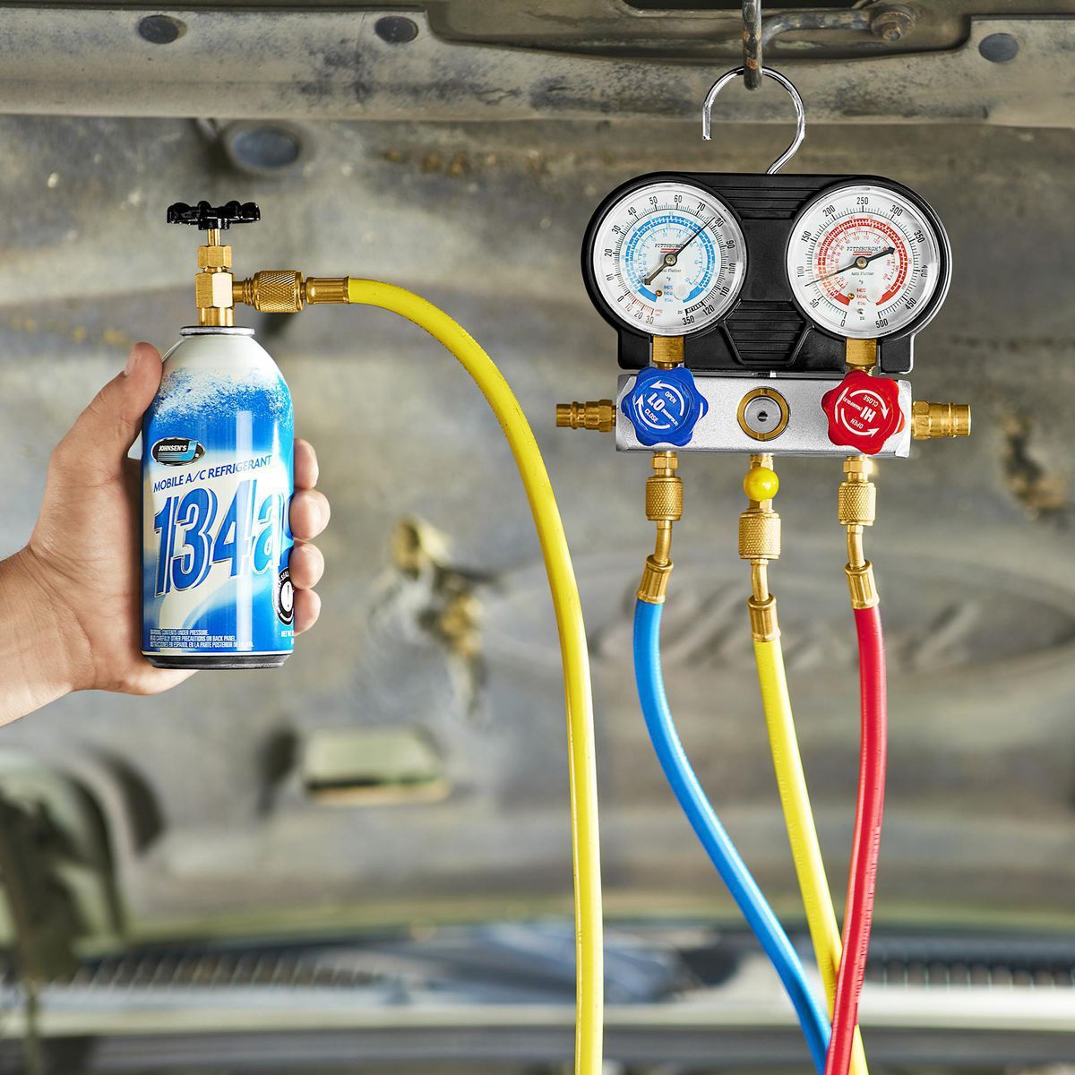 Pittsburgh R134a Self-Sealing A/C Refrigerant Can Tap Valve - 58638 ...