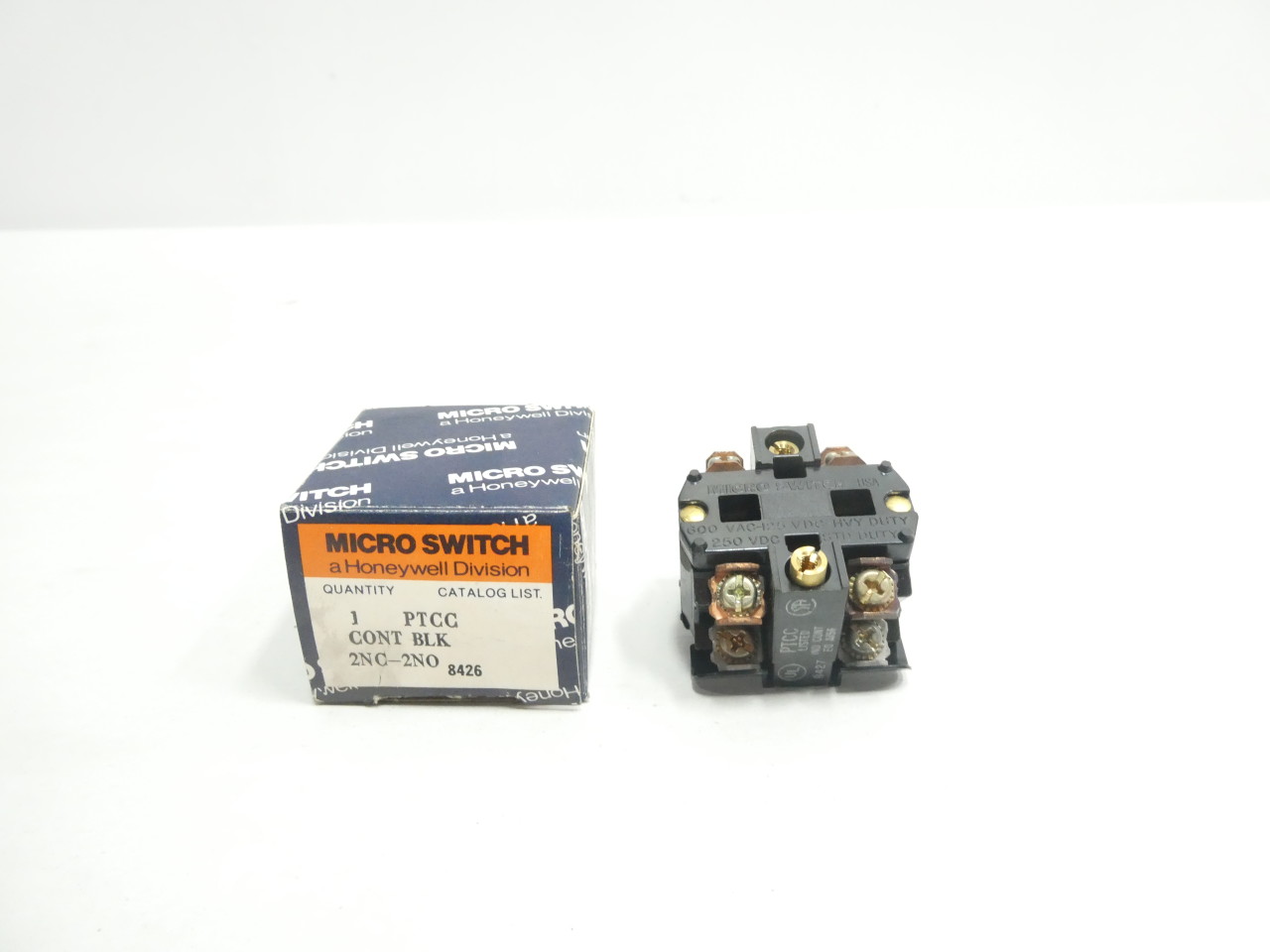 MICRO SWITCH PTCC 2NC-2NO TERMINAL AND CONTACT BLOCK - MRO INDUSTRIAL