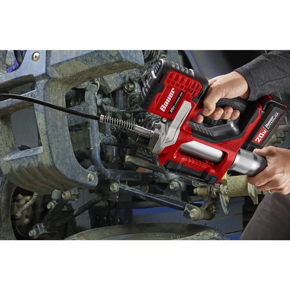 Bauer 20V Cordless Variable Speed Grease Gun - Tool Only - 58608 ...