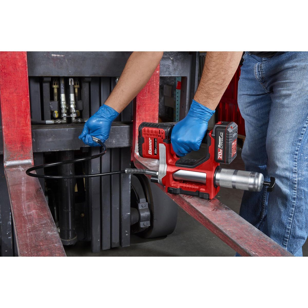 Bauer 20V Cordless Variable Speed Grease Gun - Tool Only - 58608 ...