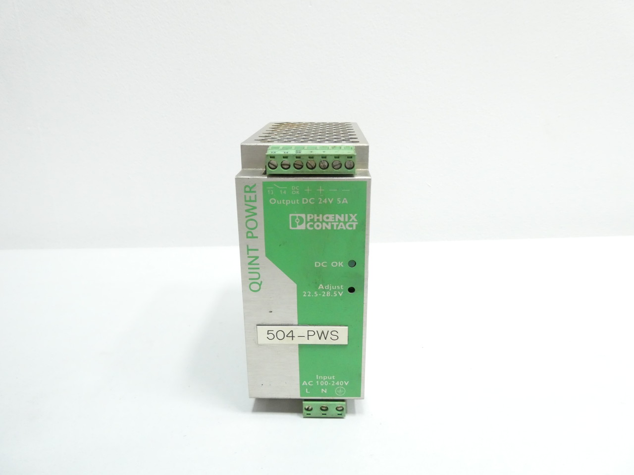 PHOENIX CONTACT QUINT-PS-100-240AC/24DC/5 100-240V-AC 5A AMP 24V-DC AC ...