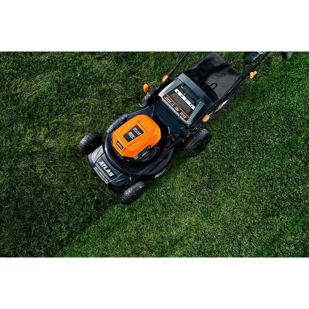 Atlas 80V Brushless Cordless 21 In. Self-Propelled Lawn Mower - Tool Only - 56992 - Ferredepot