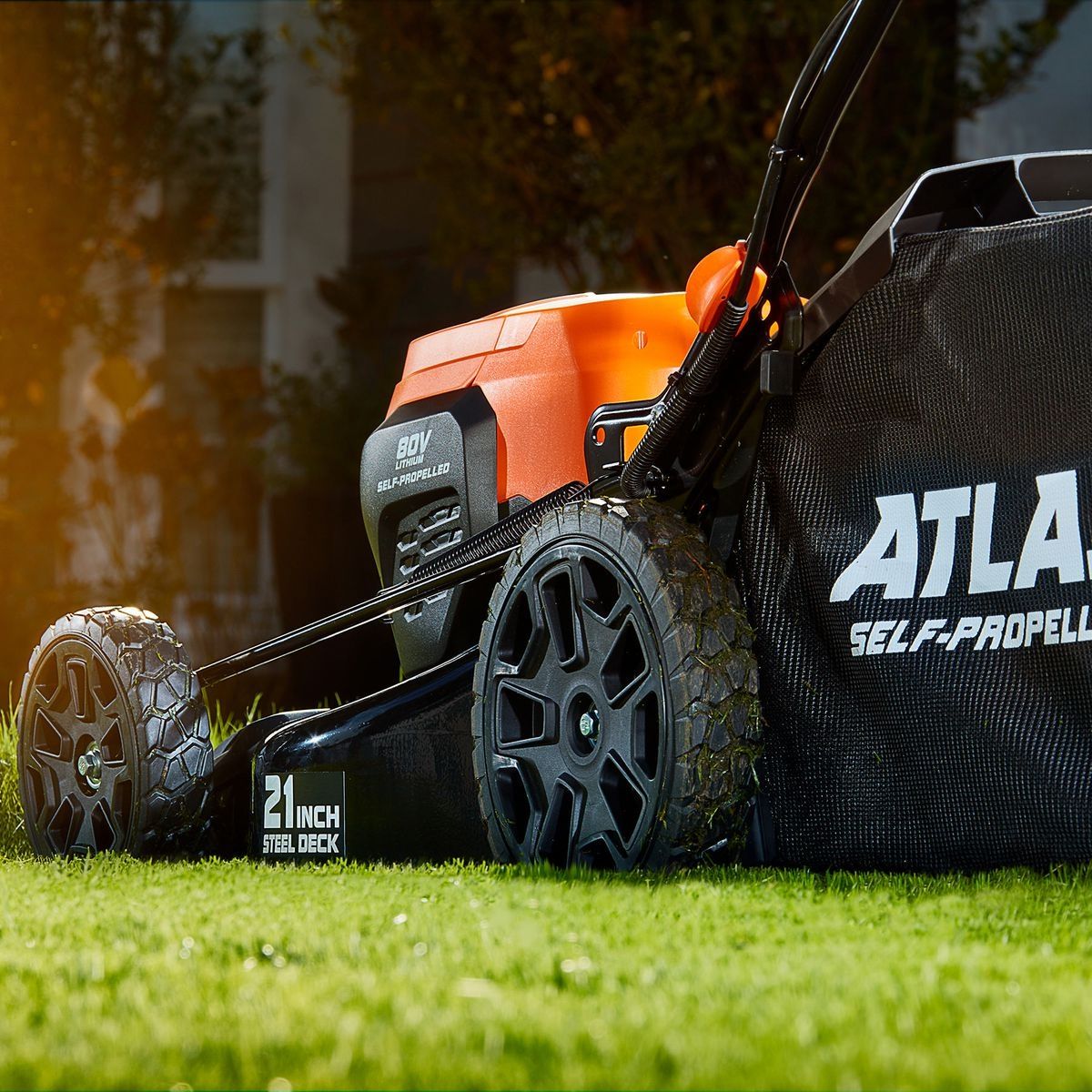 Atlas 80V Brushless Cordless 21 In. Self-Propelled Lawn Mower - Tool Only - 56992 - Ferredepot