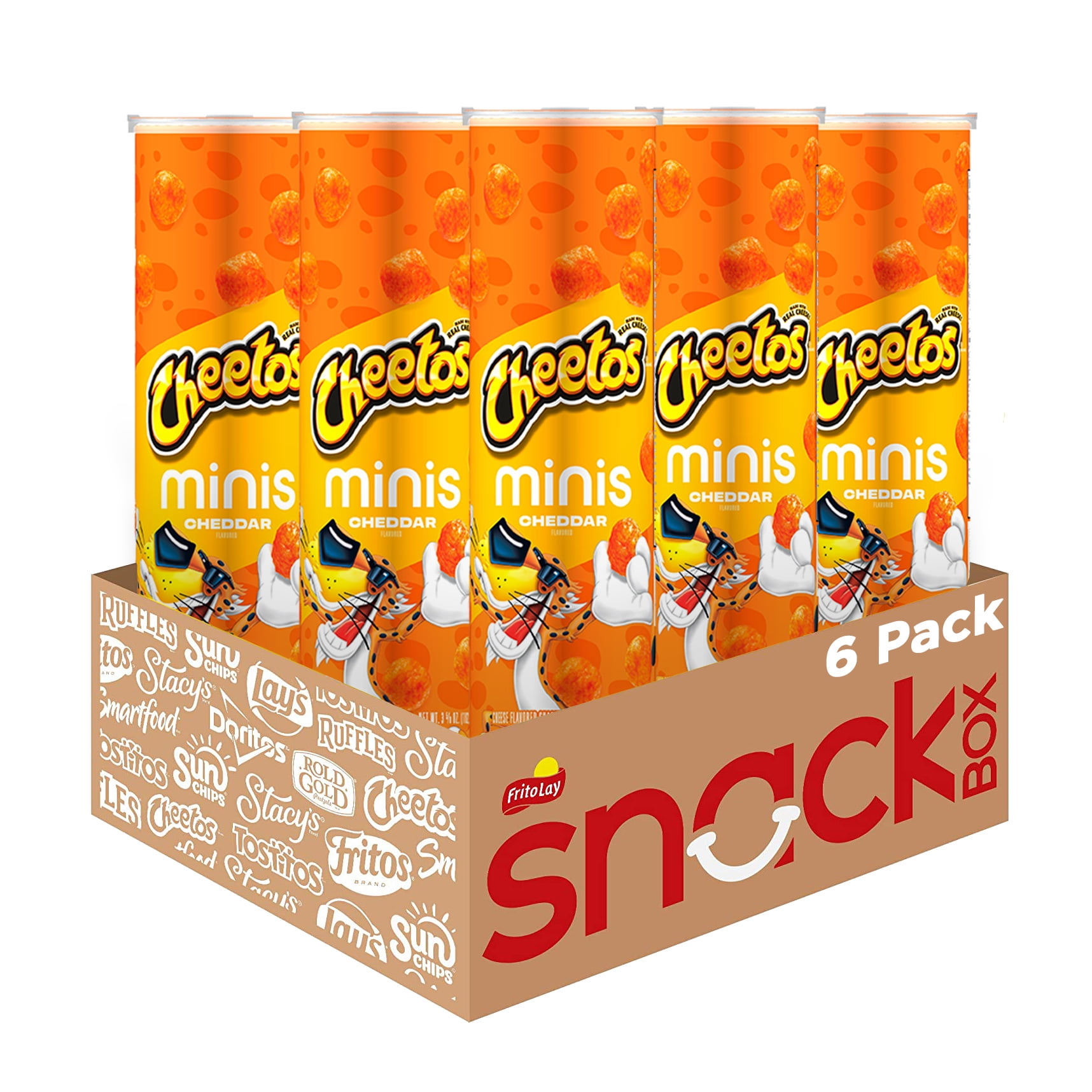 Cheetos Minis - Papas fritas infladas sabor a cheddar en envase ...