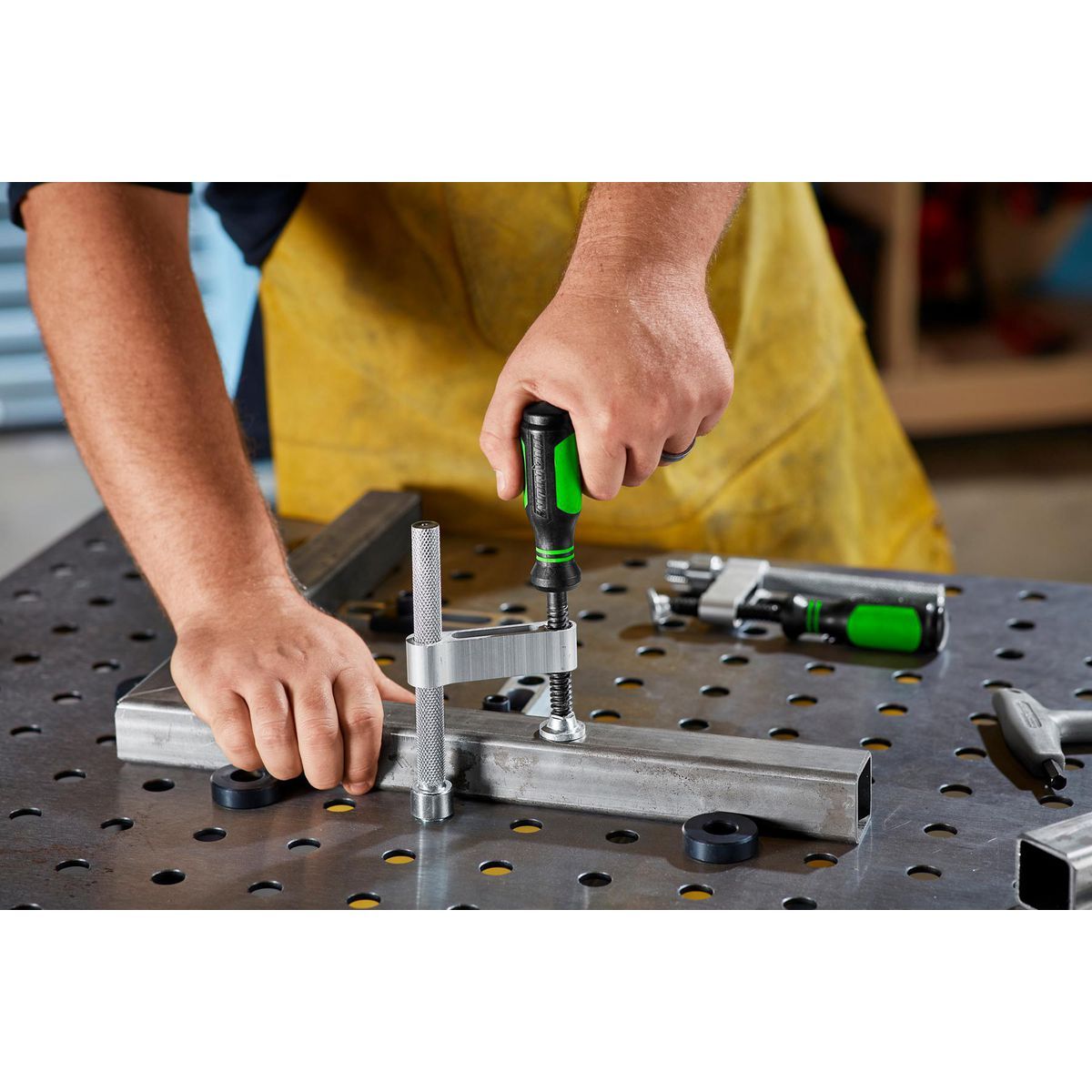 Titanium 36 in. x 24 in. Modular Welding Table with Welding Fit-Up Kit ...