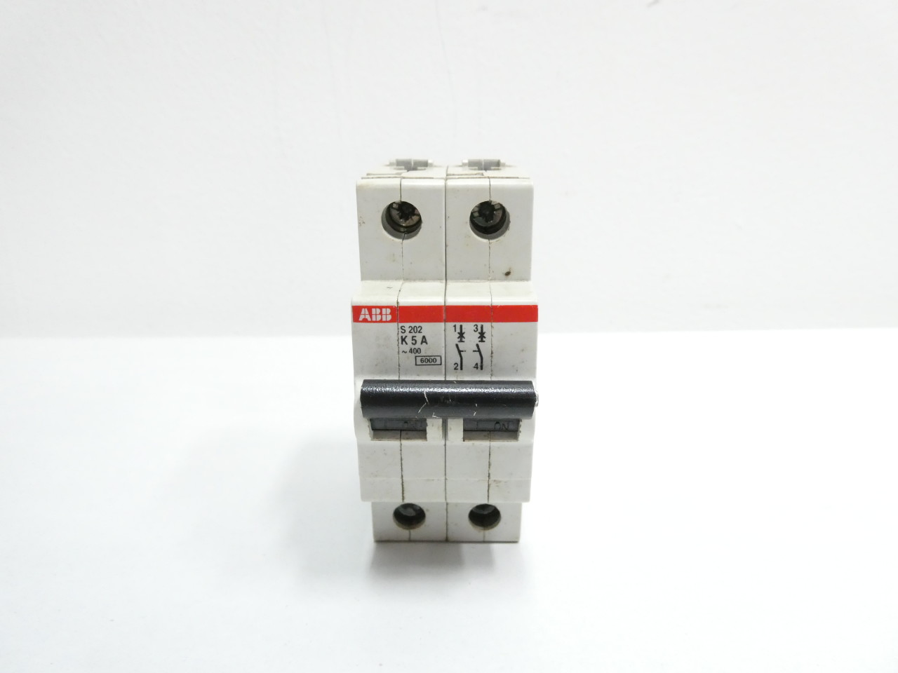 ABB S202-K5A 2P 5A AMP 480V-AC MINIATURE CIRCUIT BREAKER - MRO INDUSTRIAL