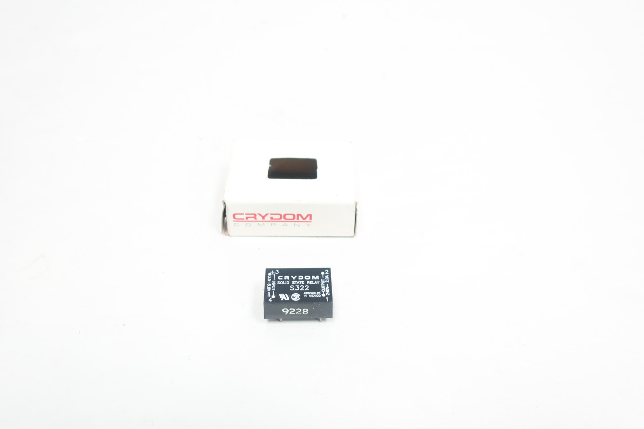 CRYDOM S322 3.5-8V-DC 2A AMP 240V-AC SOLID STATE RELAY - MRO INDUSTRIAL