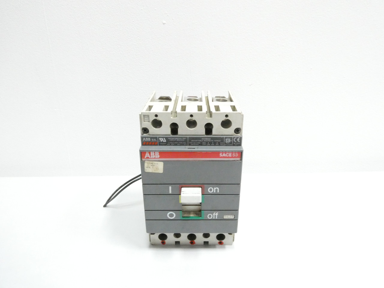 ABB S3L SACE S3 3P 100A AMP 600V-AC 600V-DC MOLDED CASE CIRCUIT BREAKER - MRO INDUSTRIAL