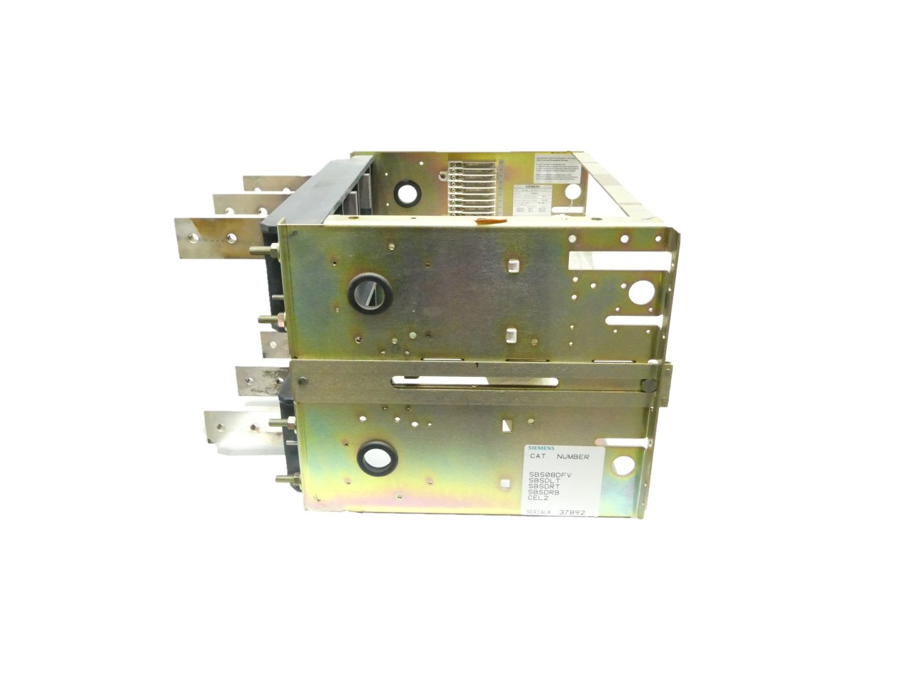 SIEMENS SBS 800 STATIONARY DRAWOUT CIRCUIT BREAKER PARTS AND ACCESSORY ...