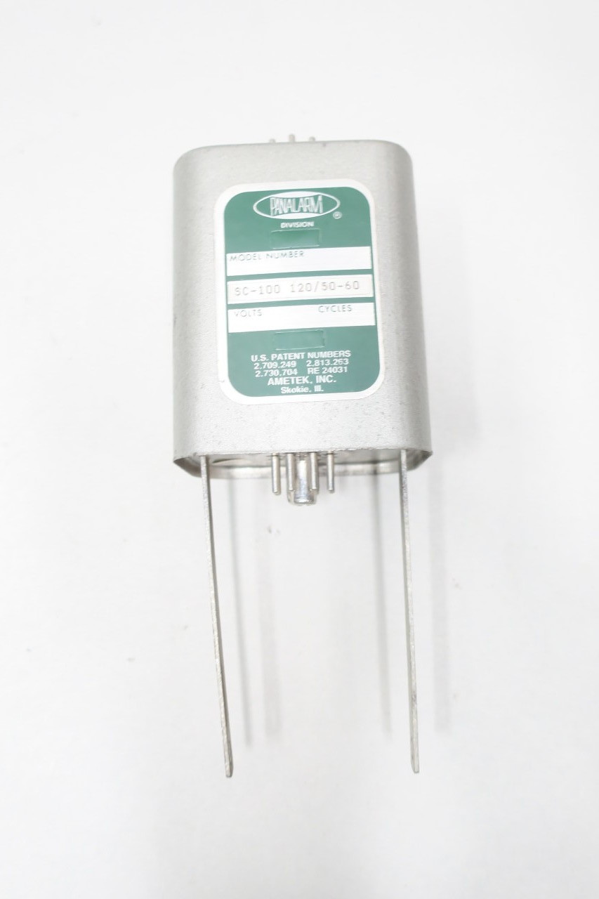 PANALARM SC-100 120V-AC PLUG-IN RELAY - MRO INDUSTRIAL