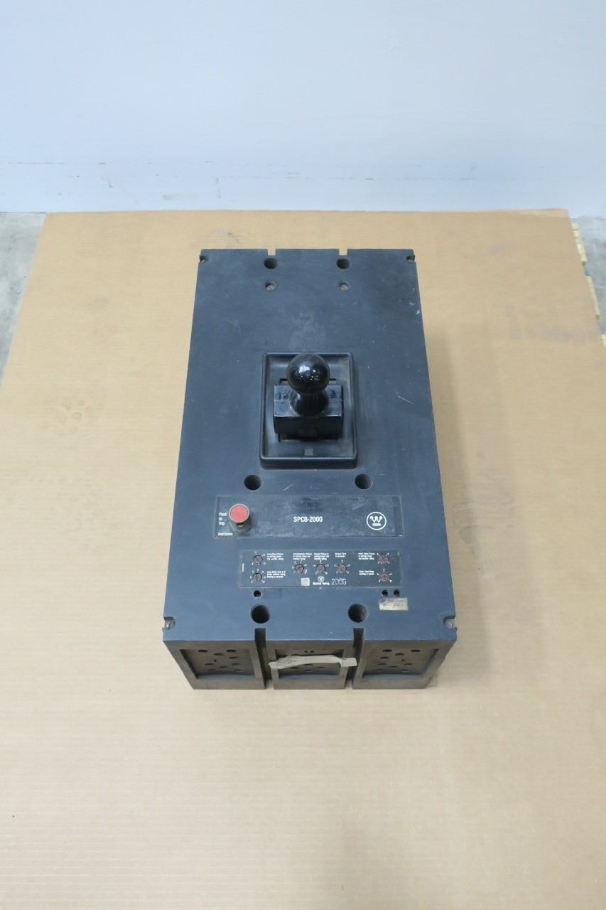 WESTINGHOUSE SPCB-2000 3P 2000A AMP 600V-AC MOLDED CASE CIRCUIT BREAKER ...