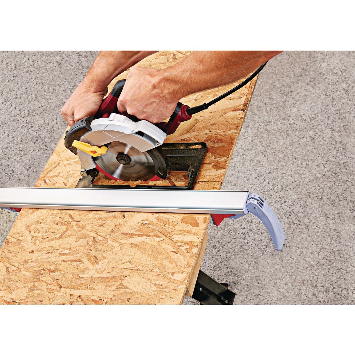 Pittsburgh 50 In. Clamp Edge and Saw Guide - 66581 - Ferredepot