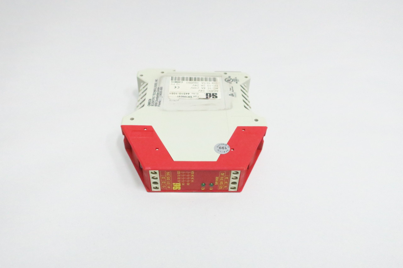 STI SR105E01 44510-1051 230V-AC 24V-DC SAFETY RELAY - MRO INDUSTRIAL