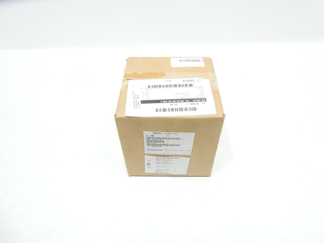 TYCO T-100 THERMAL CONTROLS SPLICE & TEE KIT CONDUIT OUTLET BODIES AND ...