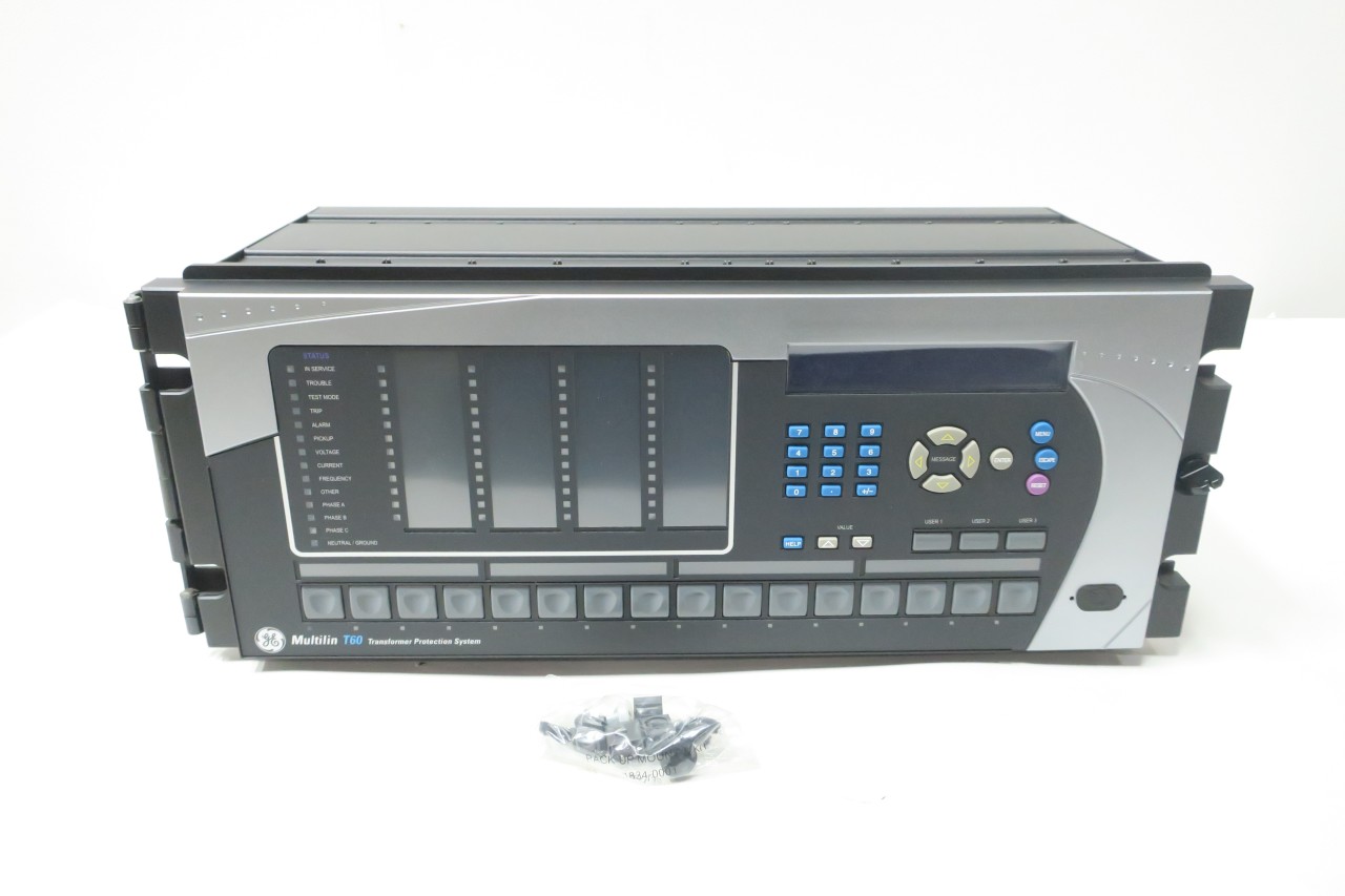 GENERAL ELECTRIC GE T60TG3HLHFXXH81MXXP6TU6NWXX MULTILIN T60 TRANSFORMER MANAGEMENT RELAY ...