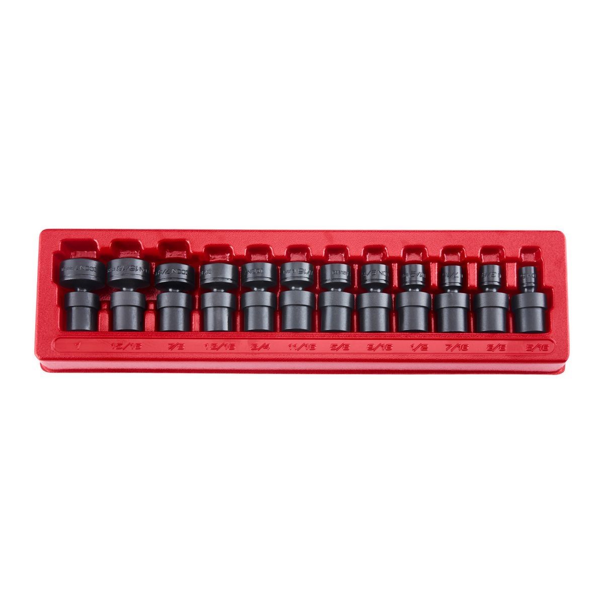 Icon 3/8 in. SAE Impact Swivel Socket Set, 12-Piece - 56695 - Ferredepot