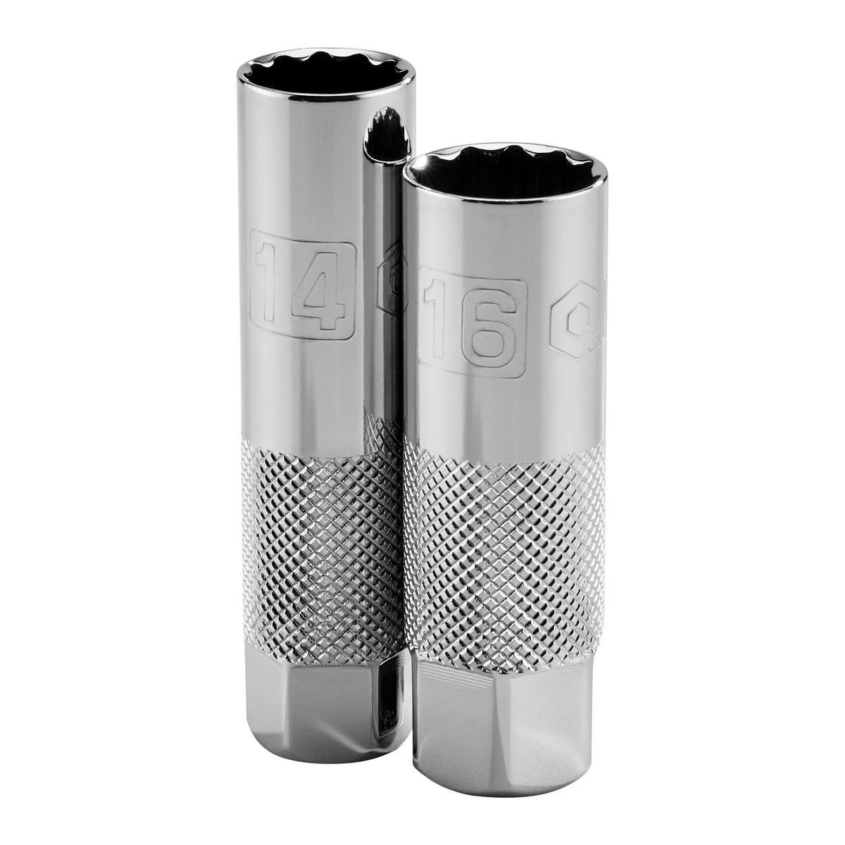 Quinn 3/8 in. Drive SAE and Metric Spark Plug Socket Set, 14-Piece ...