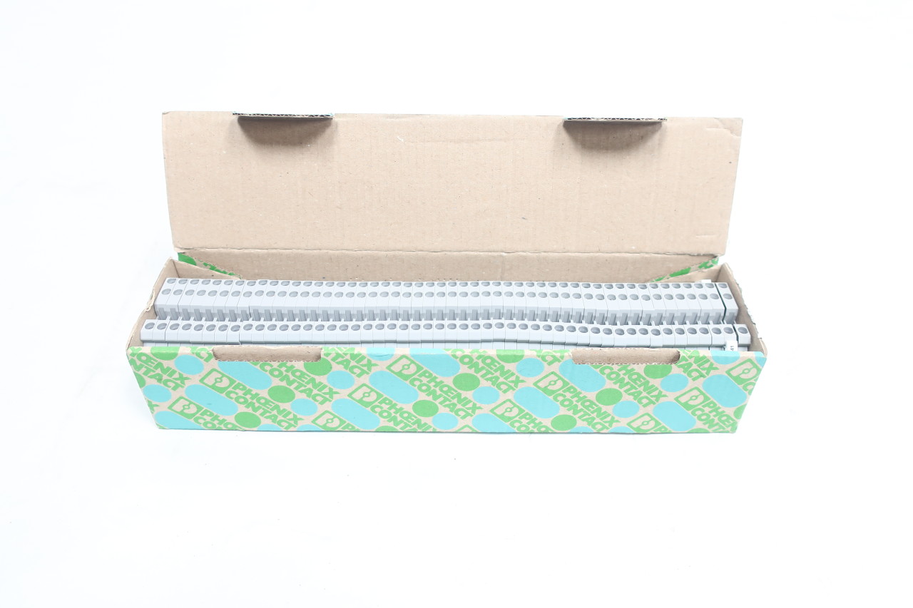 PHOENIX CONTACT UT 2.5-TWIN BOX OF 50 TERMINAL AND CONTACT BLOCK - MRO ...