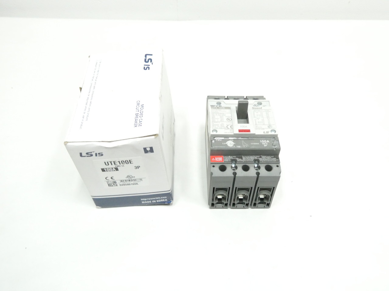 LS INDUSTRIAL SYSTEMS UTE100E 3P 100A AMP 240/480/600V-AC MOLDED CASE ...