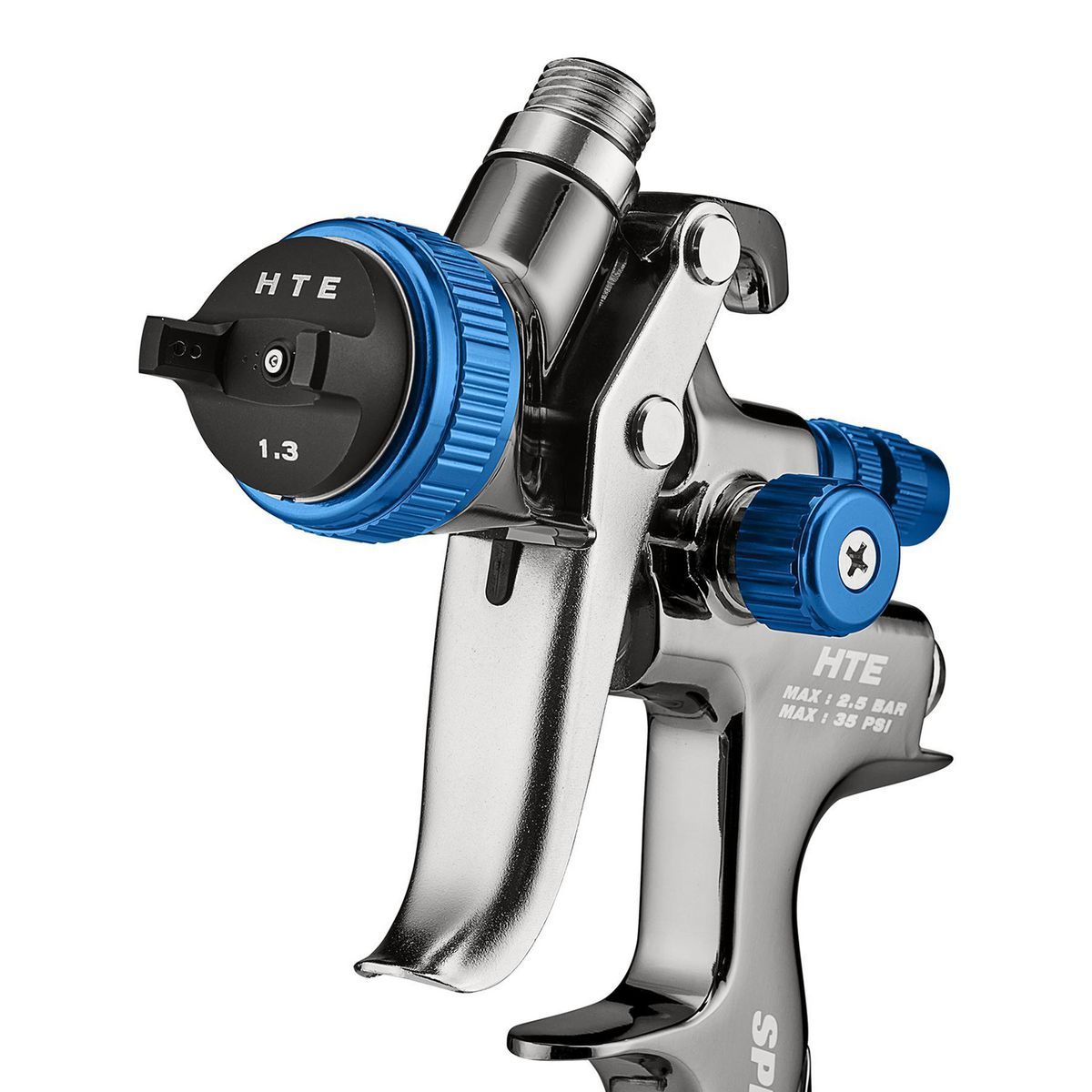Spectrum Premium HTE Gravity-Feed Air Spray Gun with Side Fan Control ...