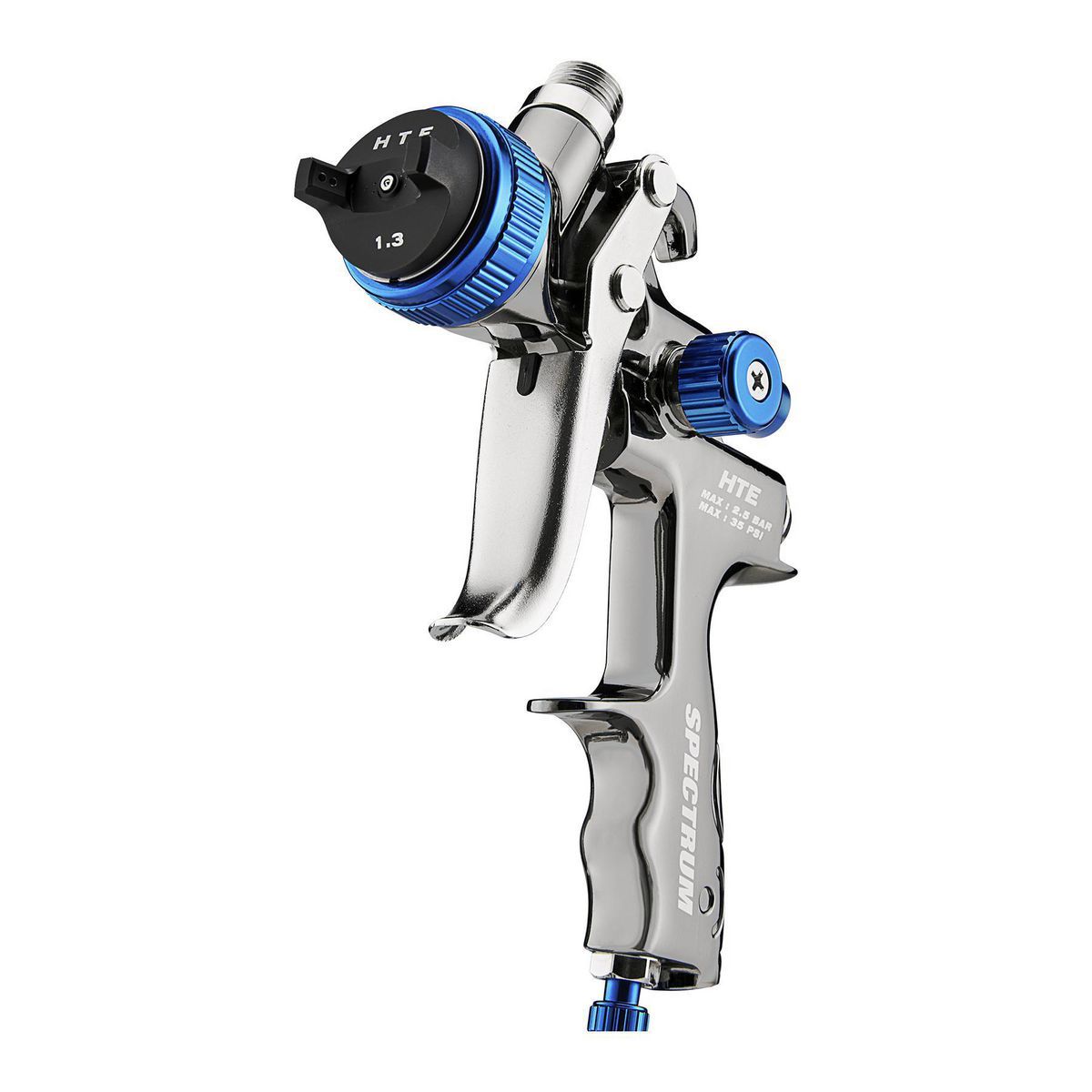Spectrum Premium HTE Gravity-Feed Air Spray Gun with Side Fan Control ...