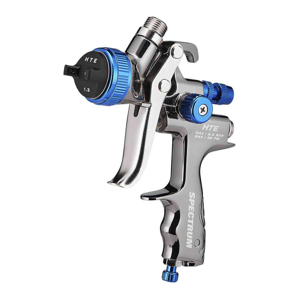 Spectrum Premium HTE Gravity-Feed Air Spray Gun with Side Fan Control ...