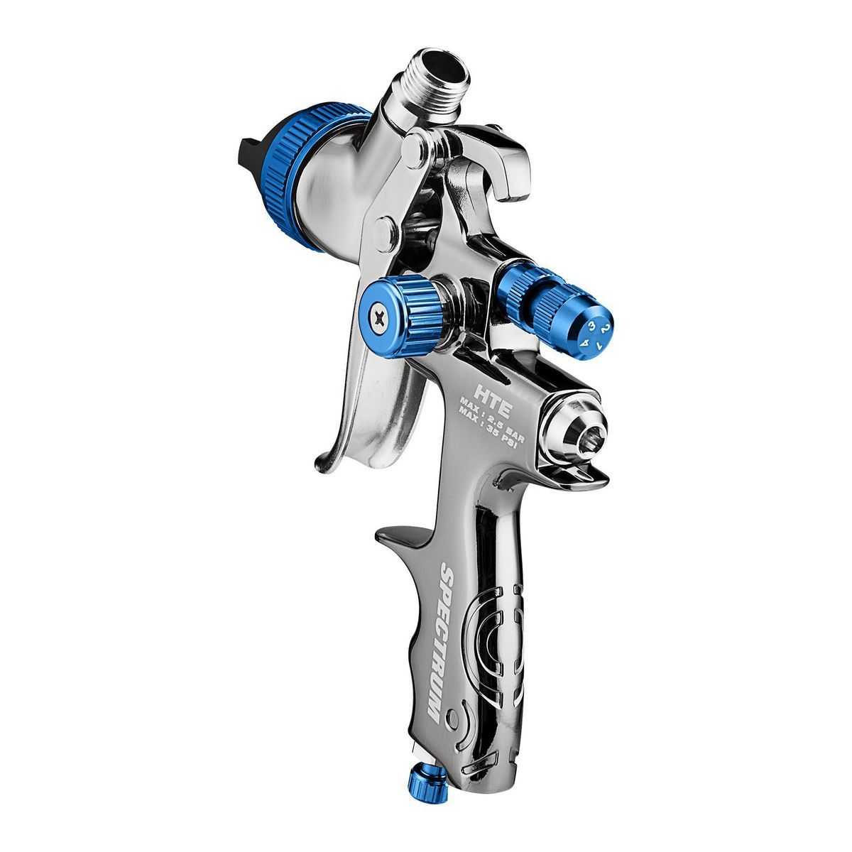 Spectrum Premium HTE Gravity-Feed Air Spray Gun with Side Fan Control ...