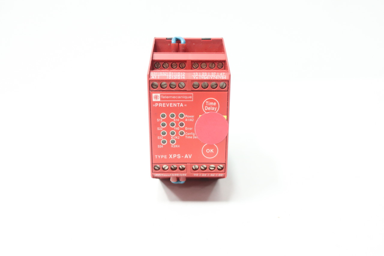 TELEMECANIQUE XPSAV11113 24V-DC SAFETY RELAY - MRO INDUSTRIAL