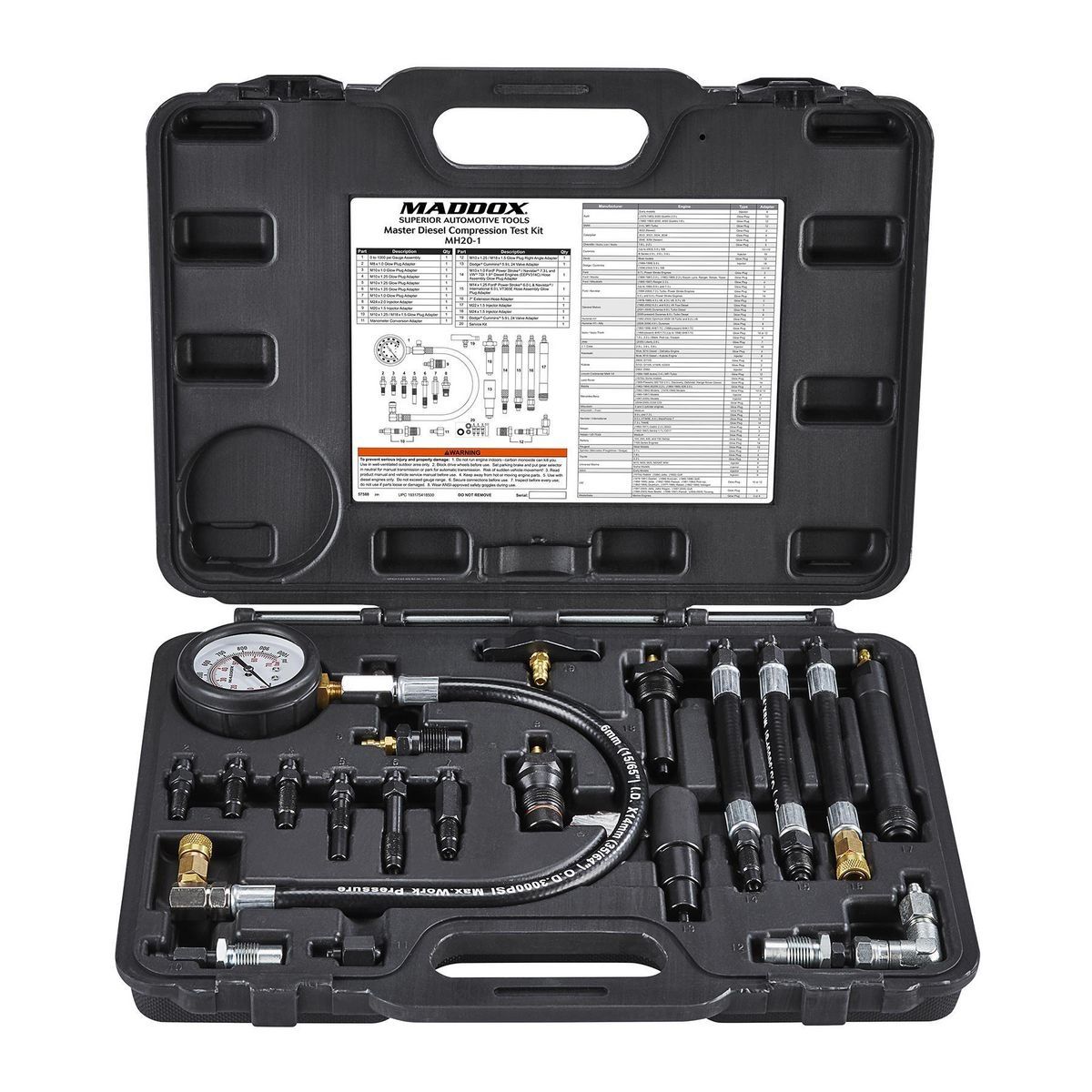 Maddox Master Diesel Compression Test Kit - 57588 - Ferredepot