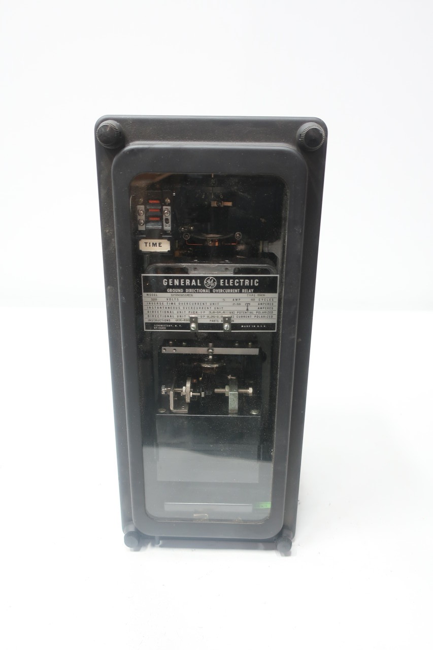 GENERAL ELECTRIC GE 12IBCG51M2A GROUND DIRECTIONAL OVERCURRENT 120V-AC ...