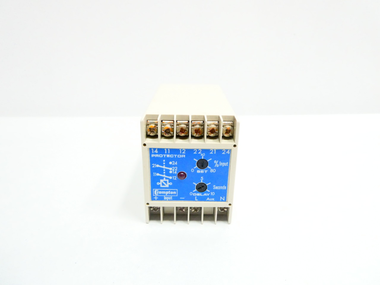 CROMPTON 252-PBSW SHELF WEAR 250V-AC 24V-DC PROTECTION RELAY - MRO ...