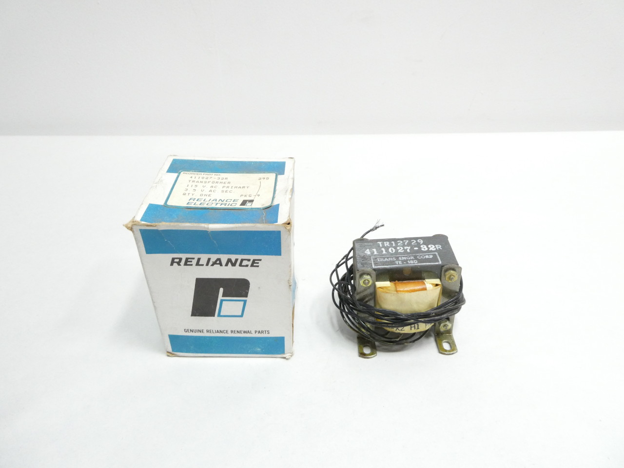 RELIANCE ELECTRIC 411027-32R 1PH 115V-AC 3.5V-AC VOLTAGE TRANSFORMER ...